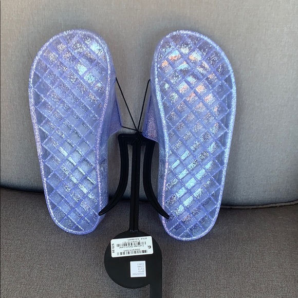INC International Concepts | Shoes | Inc Clear Silver Glitter Jelly ...